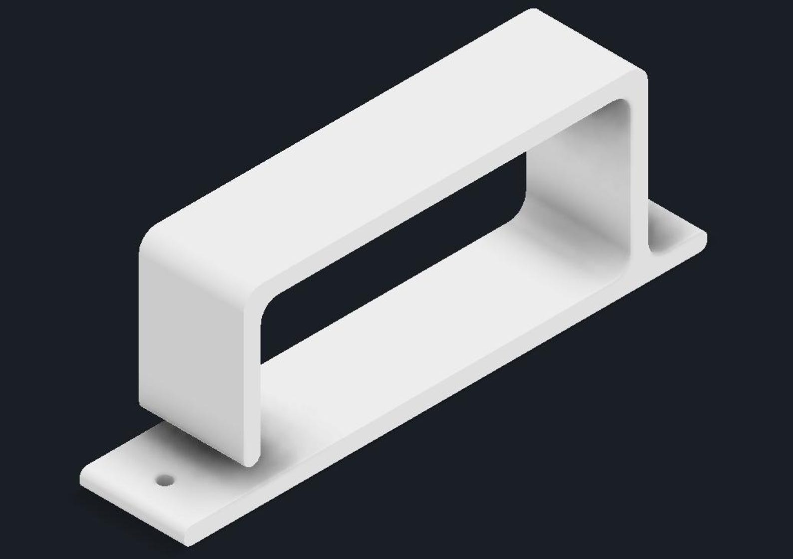 3D Print Cable Management Mount STL File Sleek Under Desk Organizer for ...