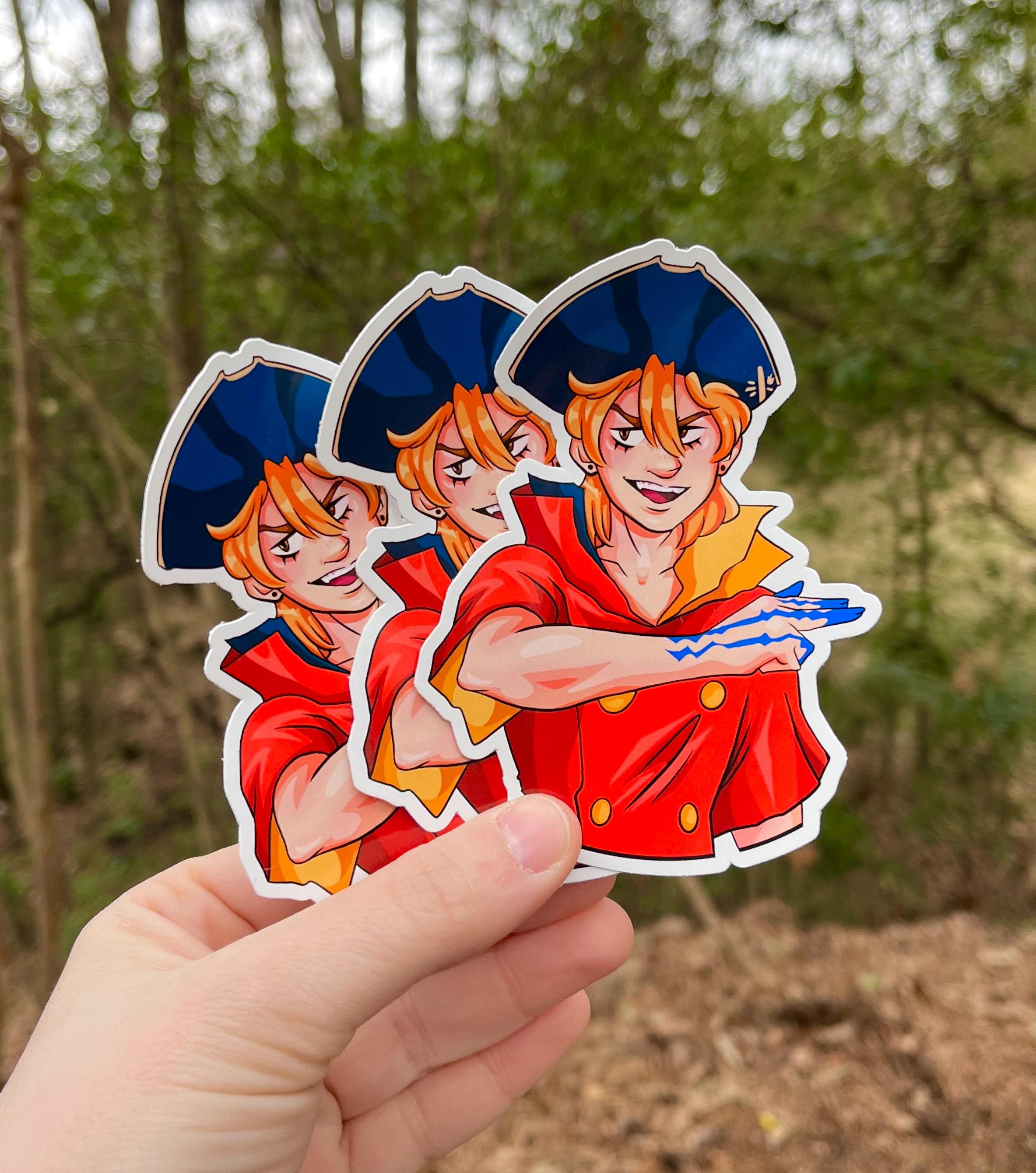 DR STONE - Ryusui Sticker - Cute, Greedy, Bisexual, Pirate - - Etsy