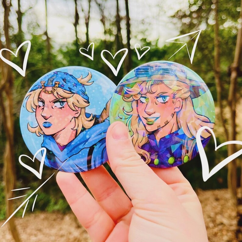 Jojos Bizarre Star Spangled Jojo Pin - Etsy