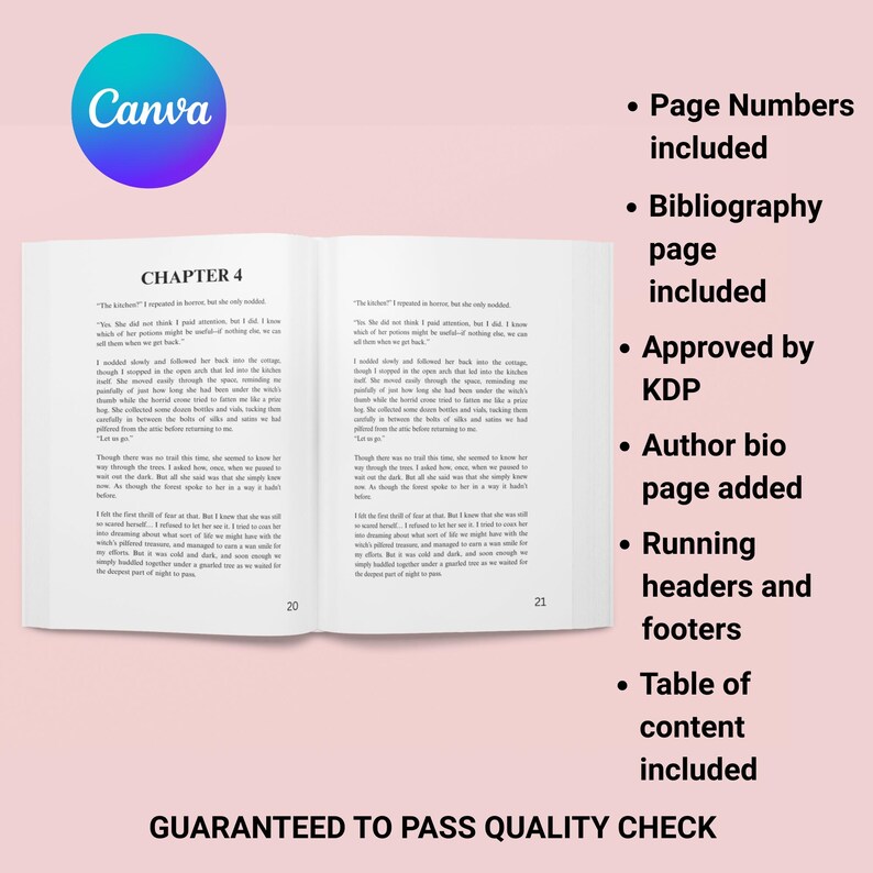 KDP Book 6x9 Design Template, Book Formatting, 40 Pages, KDP Interior ...