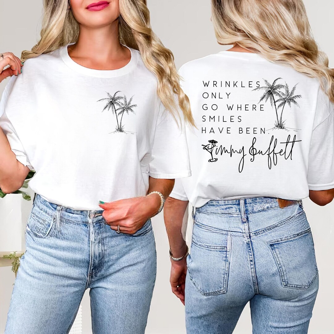Comfort Colors Palm Tree Graphic Tee, Jimmy Buffett Inspired - Etsy