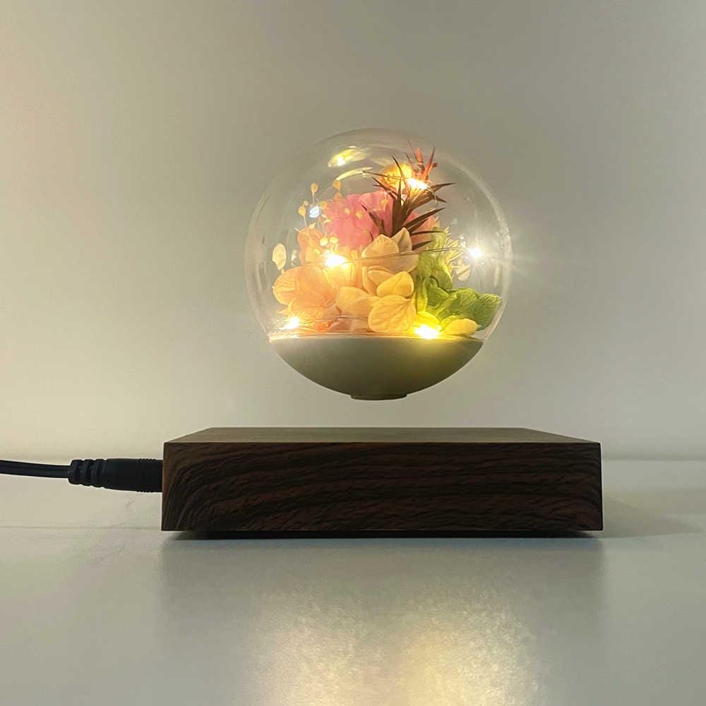 Magnetic Levitating Plant Light - Floating LED Terrarium Lamp, Unique ...