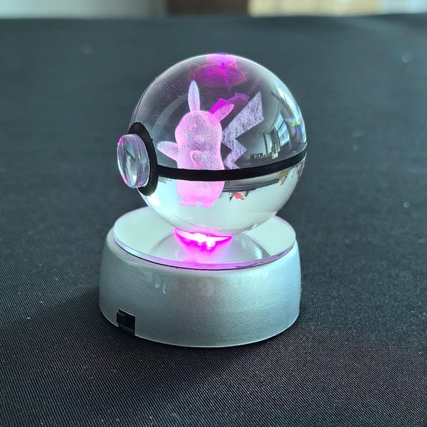 Crystal Pokeballs - Etsy