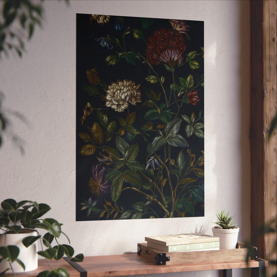 Tropical Dark Aesthetic Room Decor Posters 0002 - Etsy