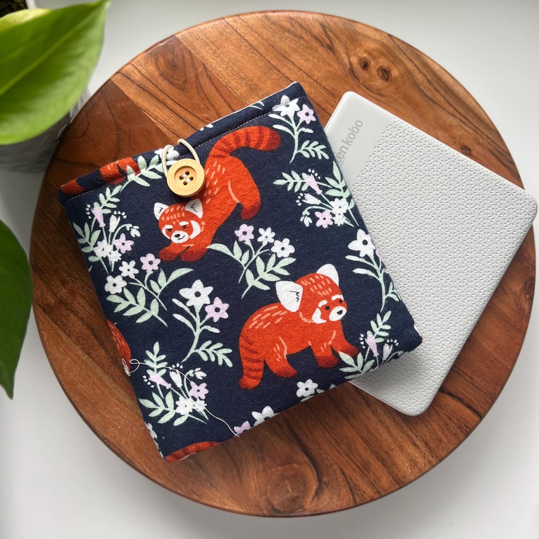 Red Panda Kobo Sleeve: Padded Cotton E-reader Case - Etsy