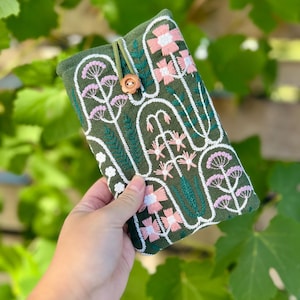 Floral Embroidery Fabric iPhone Sleeve/ iPhone Case for Iphones. Sleeve ...