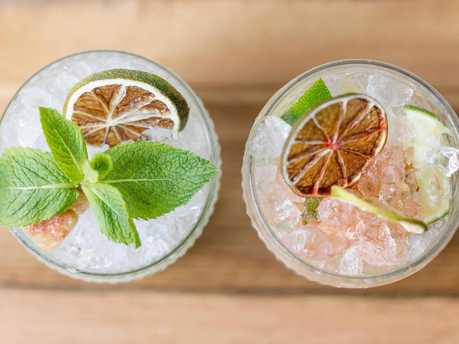 Dried Lime Wheels Dehydrated Citrus Garnish Craft Cocktail Mixology ...