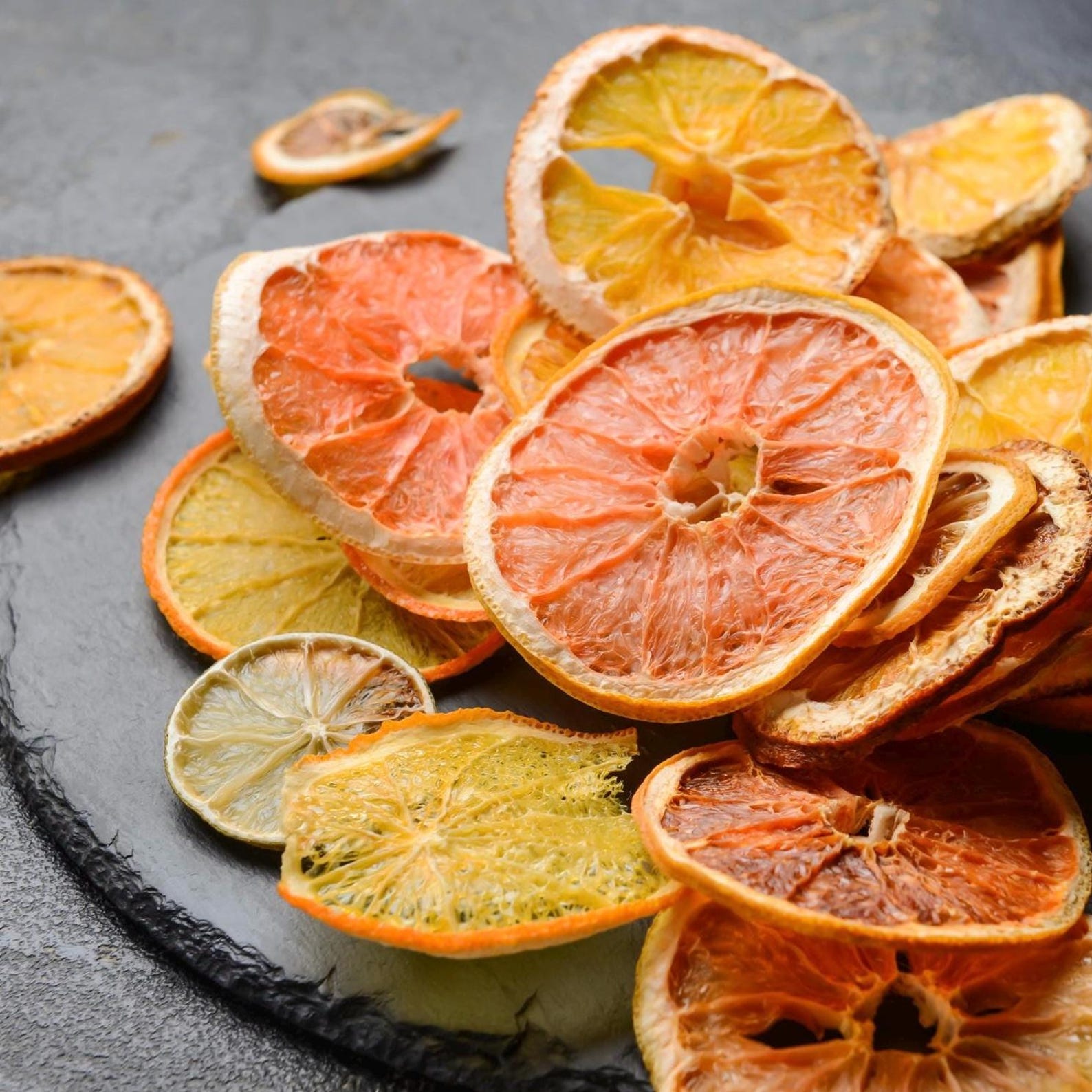 Dried Lime Wheels Dehydrated Citrus Garnish Craft Cocktail Mixology ...