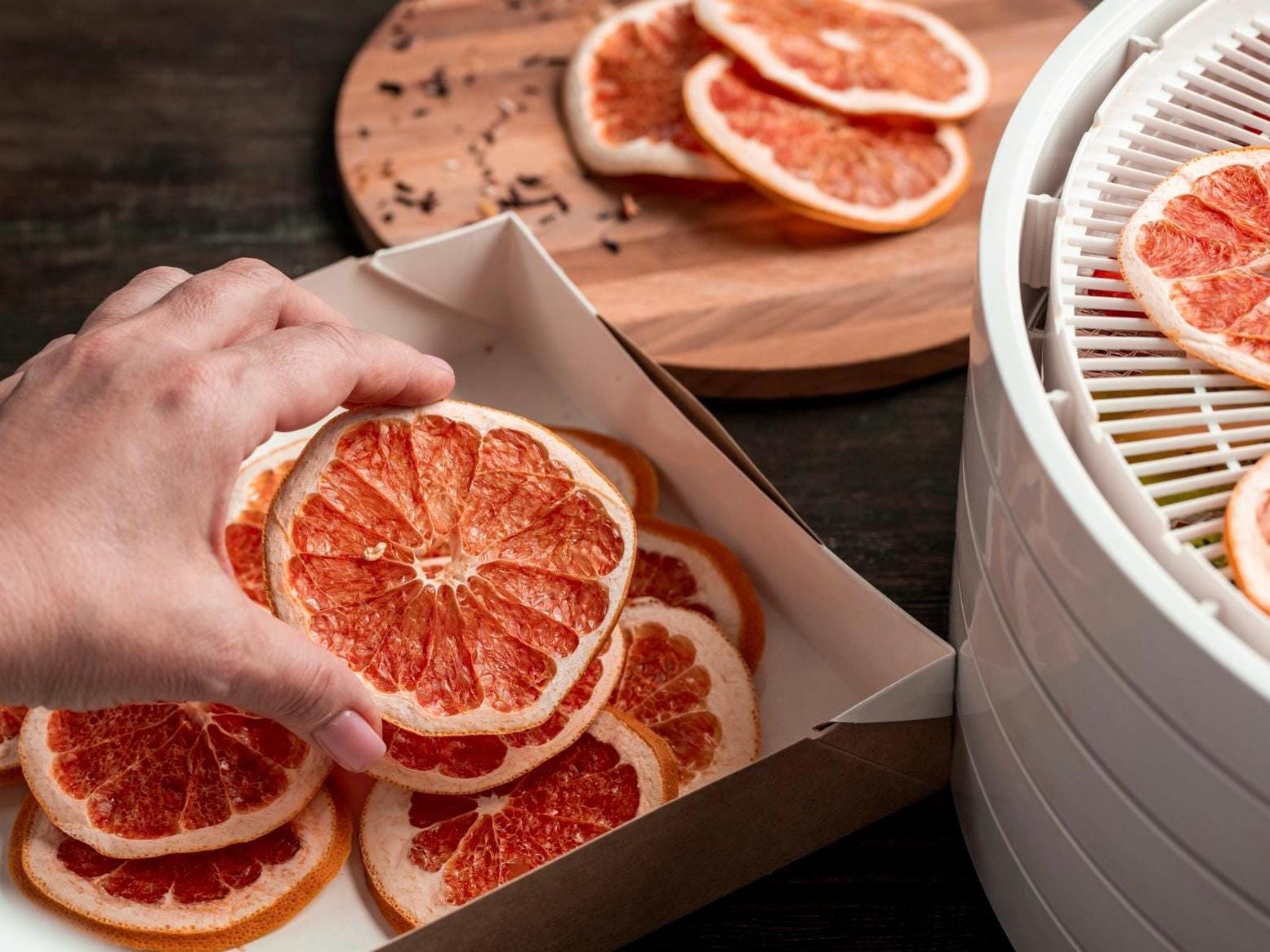 Dried Grapefruit Slices Garnishes Craft Cocktail Home Bartending ...