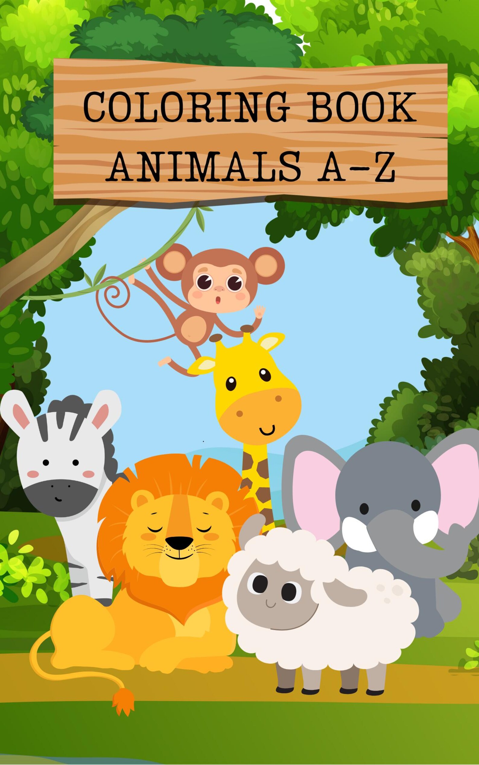 Coloring Activity Animals A-Z - Etsy