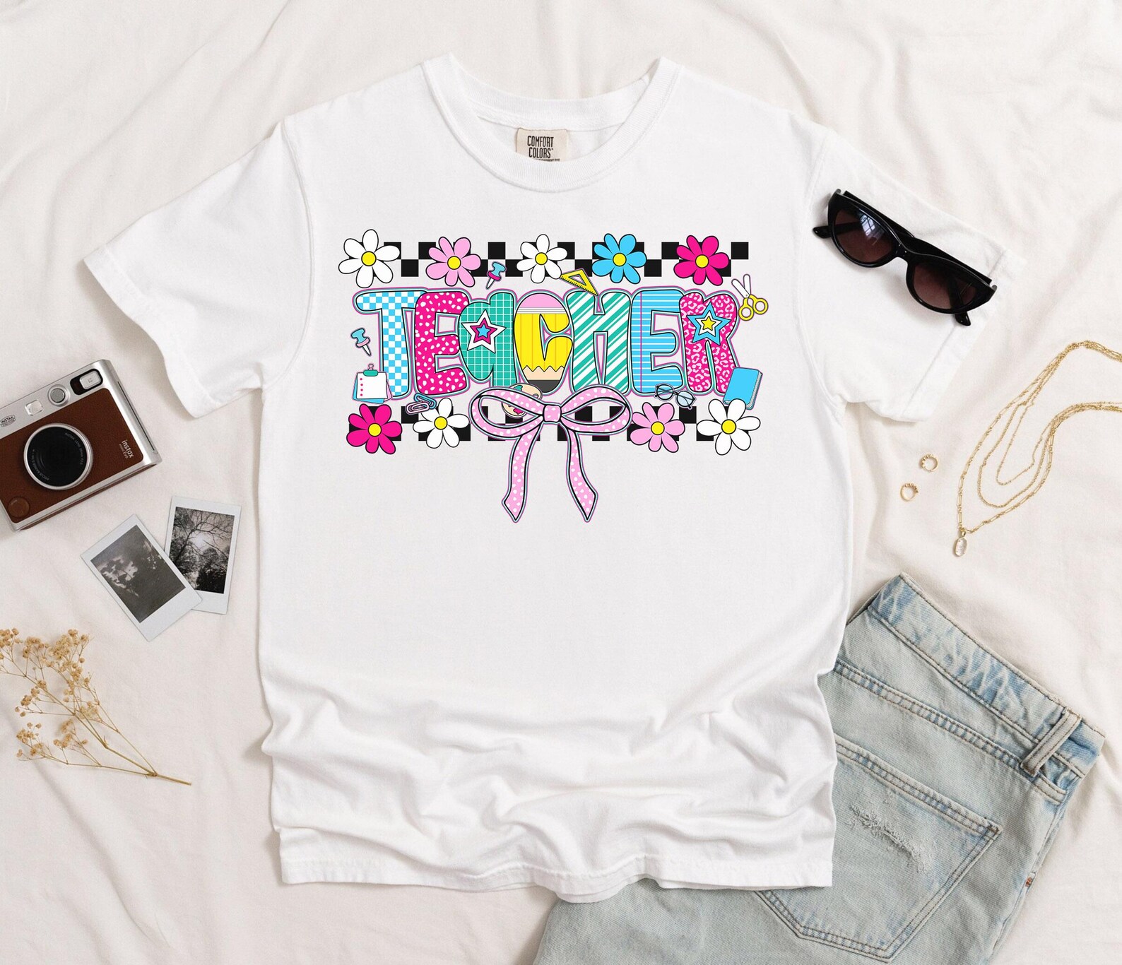 Coquette Teach Png, Teacher Coquette Png, Bows Teach PNG, Teacher Gift ...
