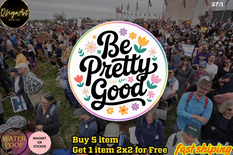 Floral Be Pretti Good Sticker, Justice for Alex Pretty Sticker ...