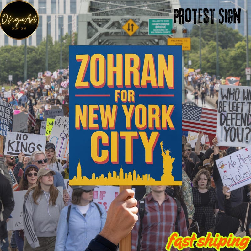 Zohran Mamdani Poster - Etsy
