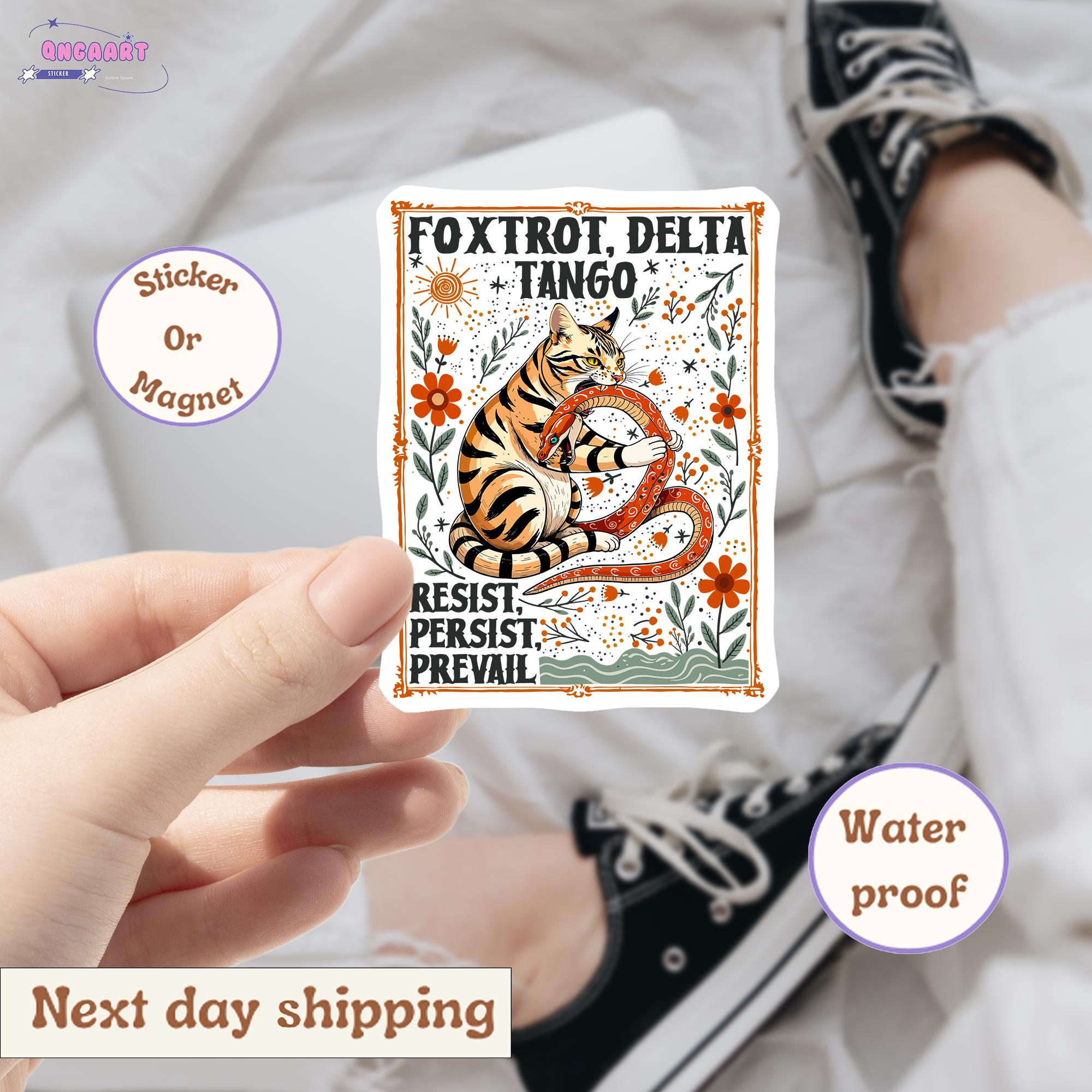 Subtle Foxtrot Delta Tango FDT Sticker/car Magnet, Anti Maga FDT ...