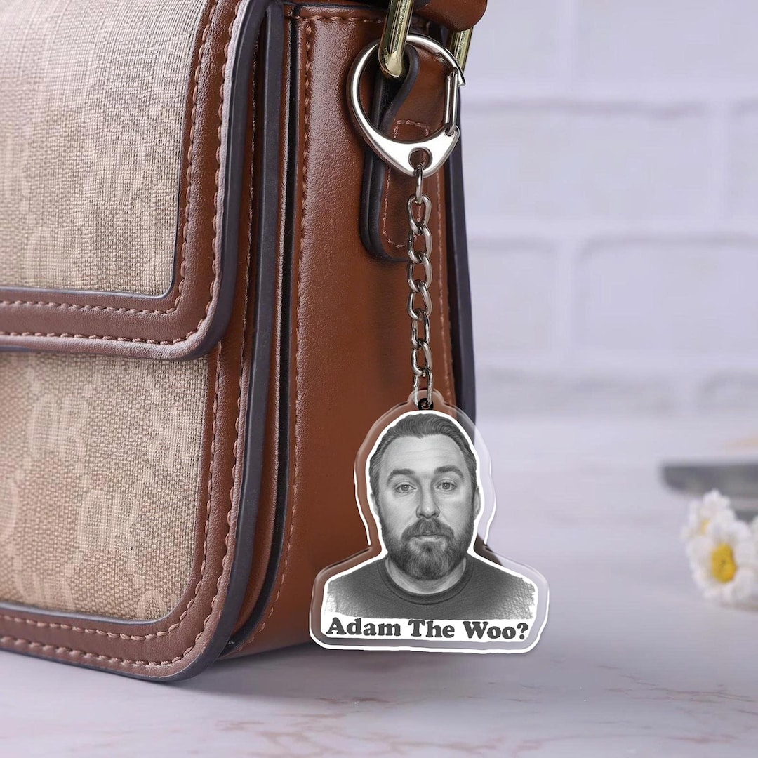 Rip Adam the Woo Keychain, RIP Vlogger Gift, Travel Youtuber Acrylic ...