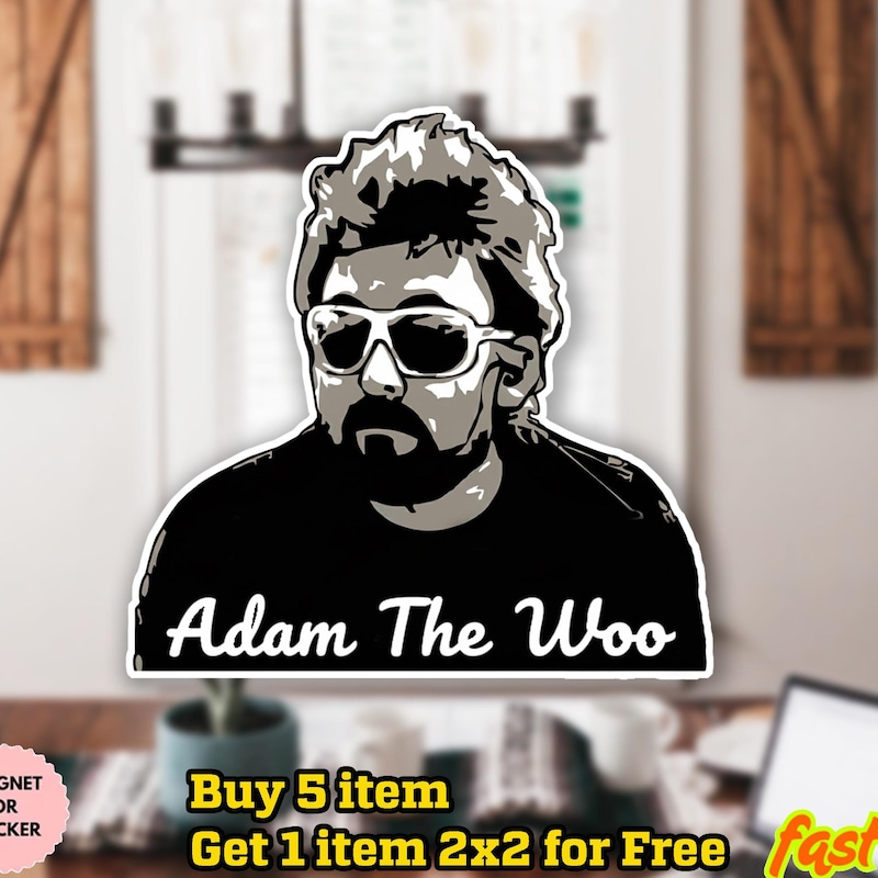 Adam the Woo Pin Button - Etsy