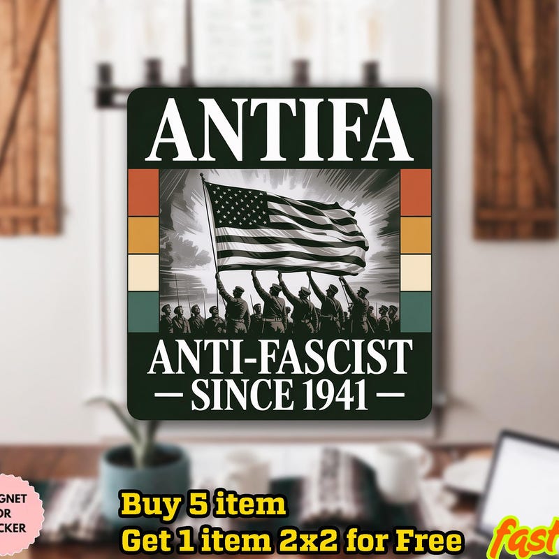 Antifa Flag - Etsy