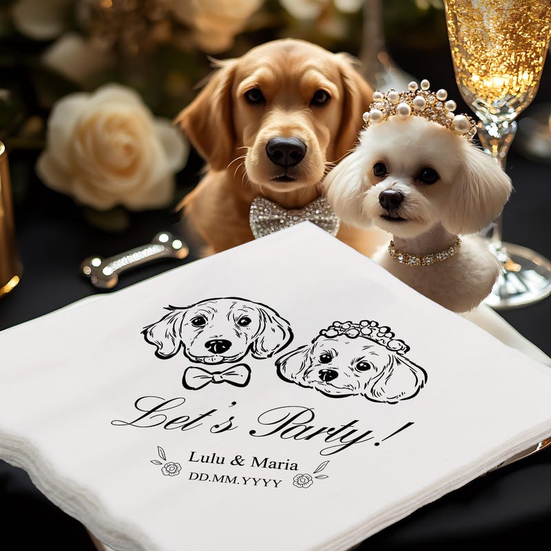 Party Napkins With Image - Etsy