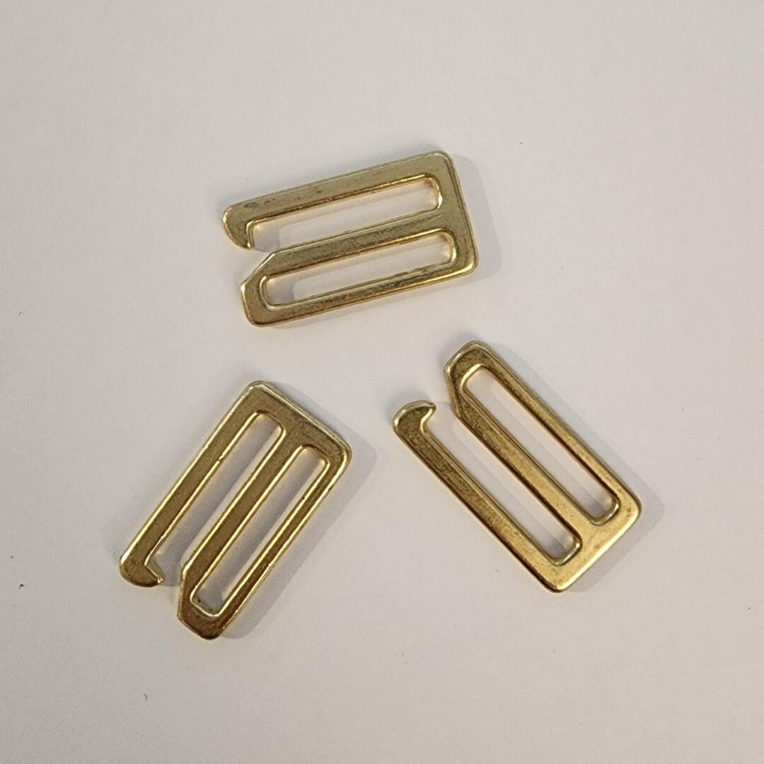 12 Mm Gold or Silver Metal G-hooks/swan Hooks – New, Unused (50 Pieces ...