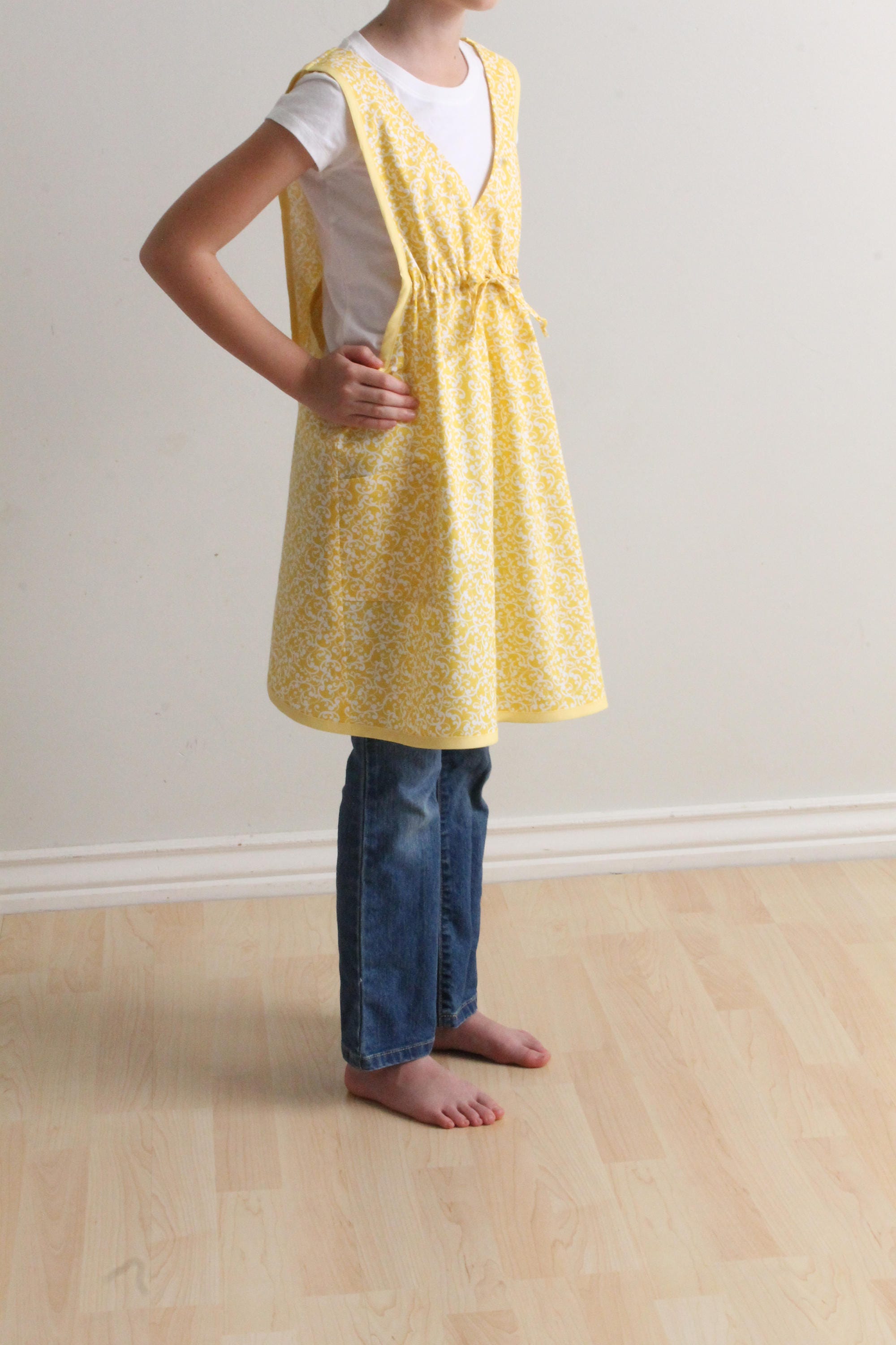 Japanese Apron Sewing Pattern PDF The BACK WRAP Child's | Etsy