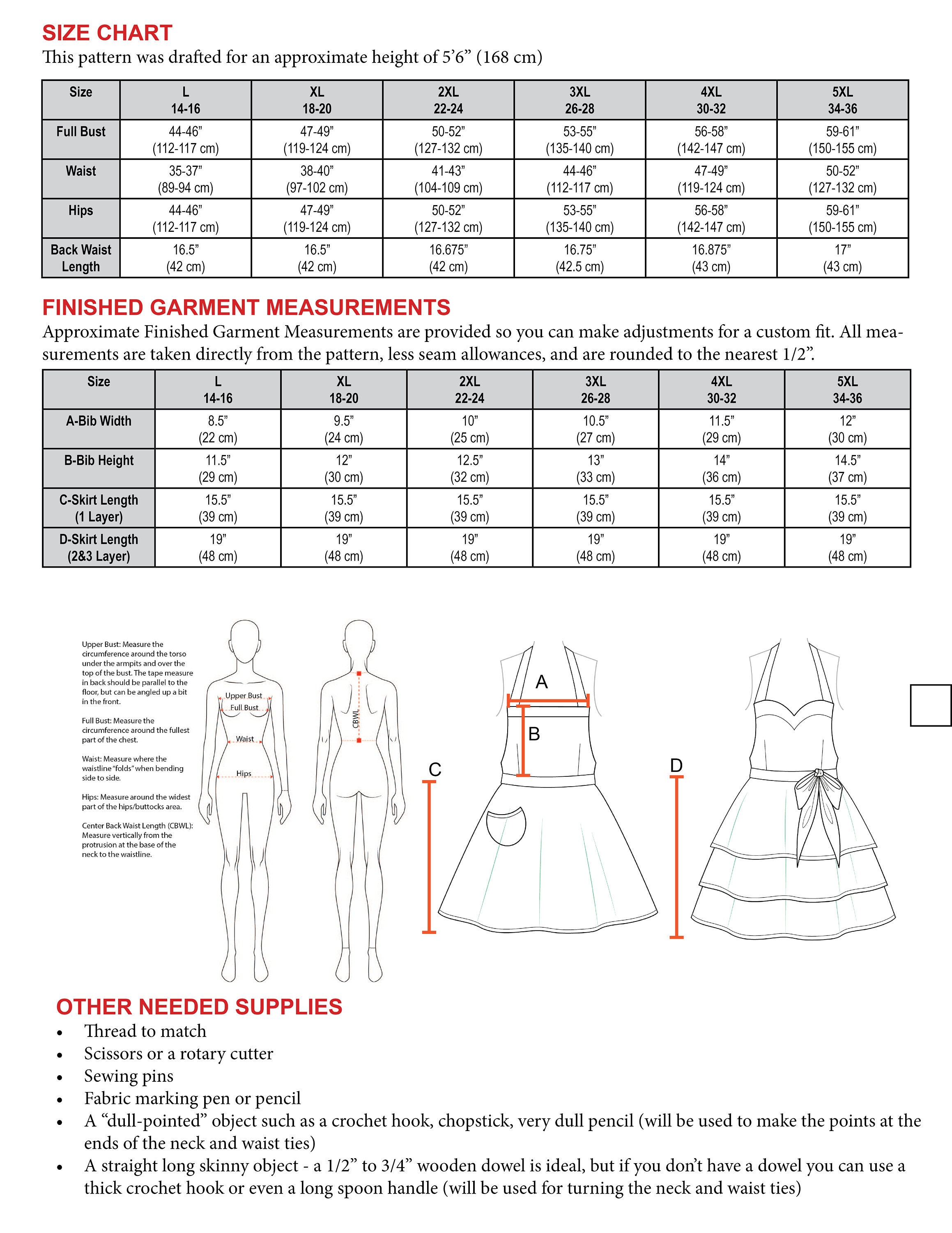 Plus Size Curvy Apron Sewing Pattern PDF Women's Full and - Etsy Australia