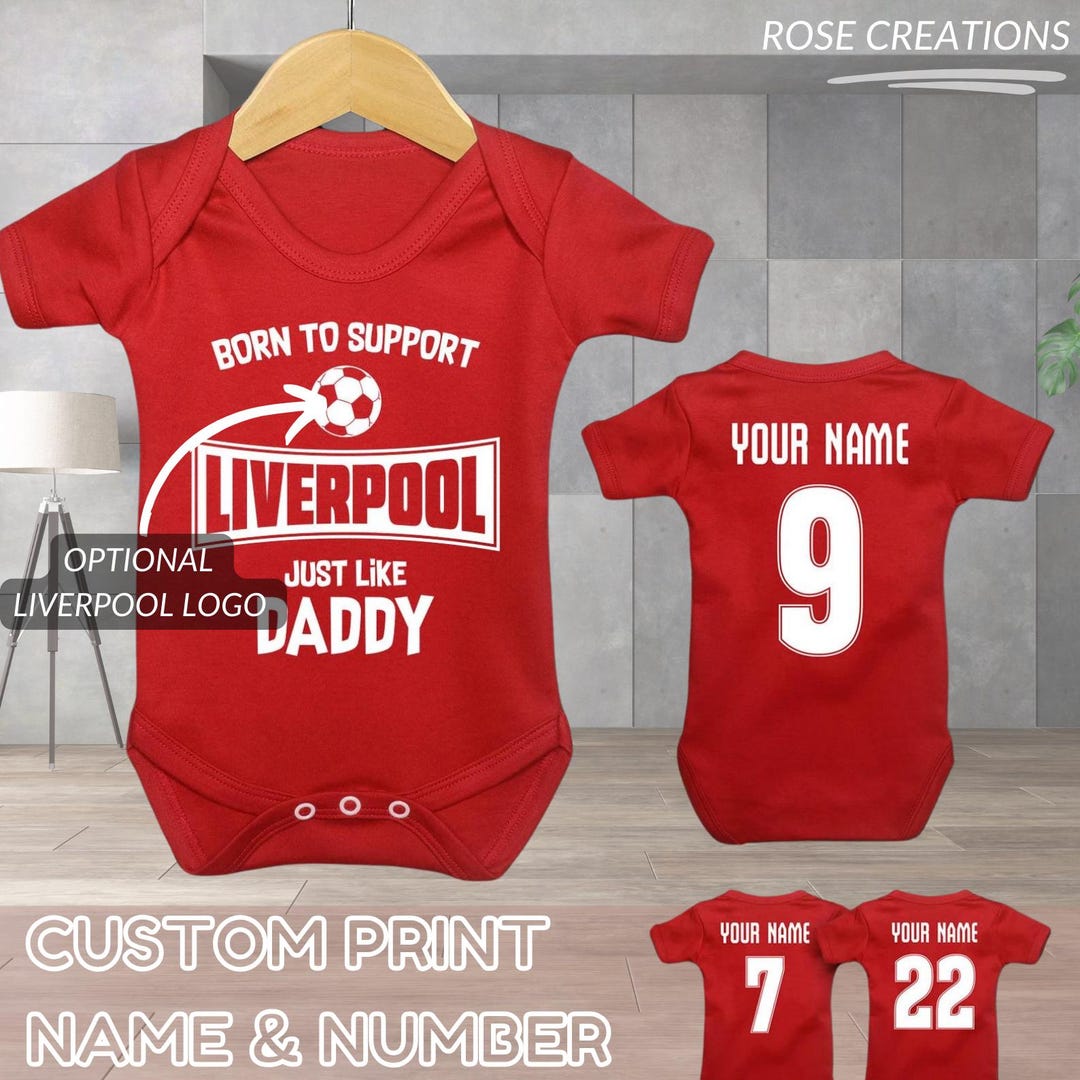 Personalized Liverpool Fc Baby Vest for Kids. Liverpool Themed Baby ...