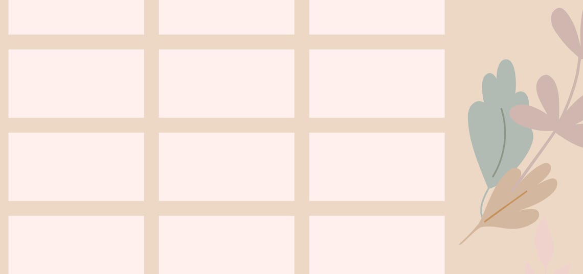 Aesthetic Pastel Timetable - Etsy