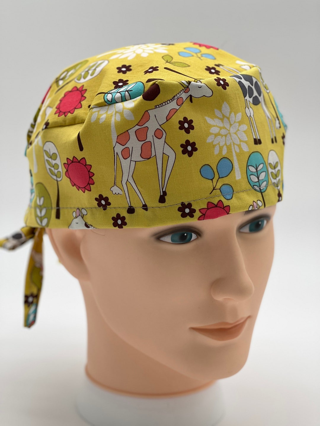 Pediatric Scrub Cap, Men's Surgical Cap, Giraffe Scrub Hat - Etsy
