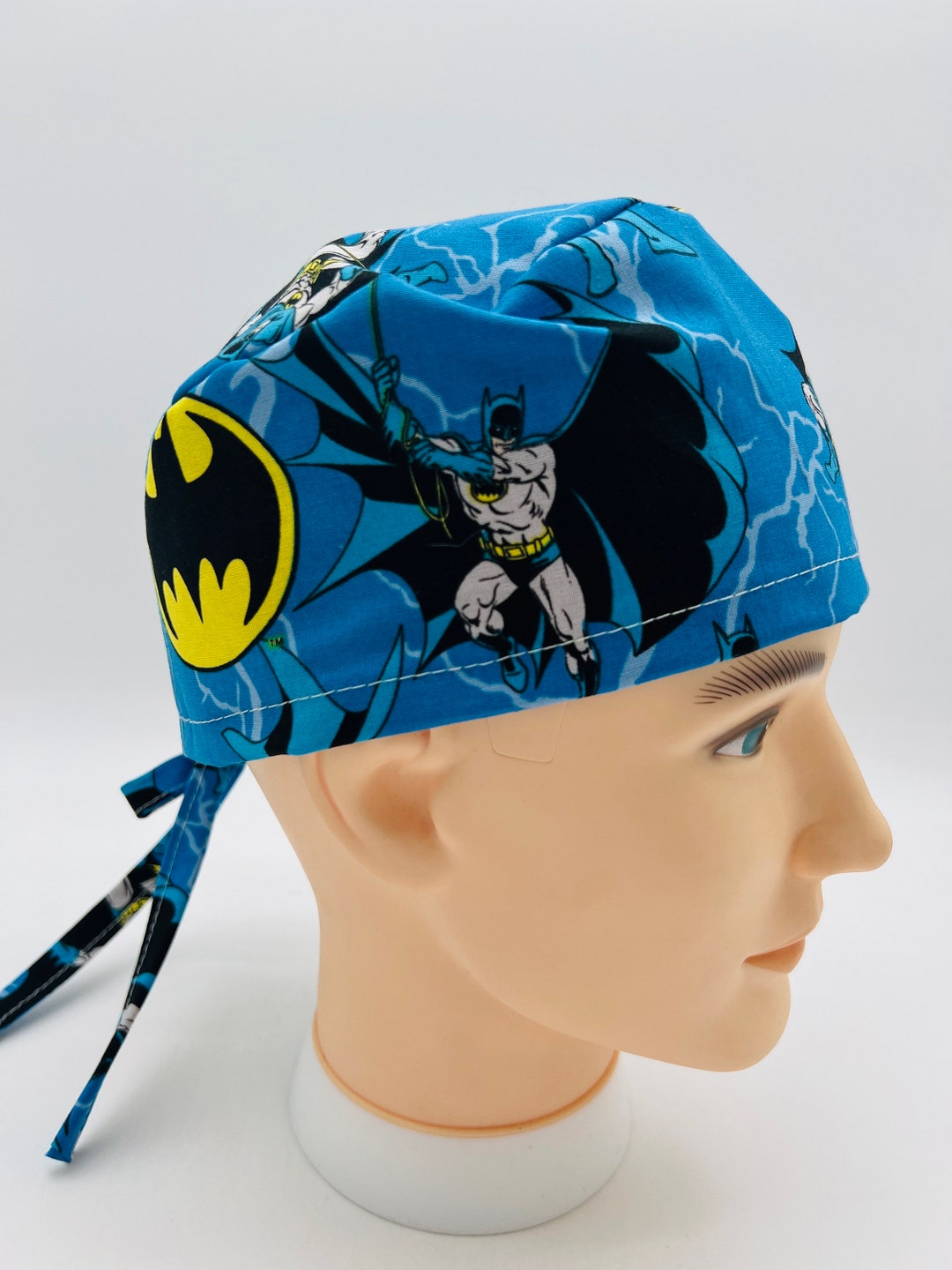 Batman Scrub Cap, Surgical Scrub Cap, Vet Tech Gift, Doctor Gift, Nurse ...