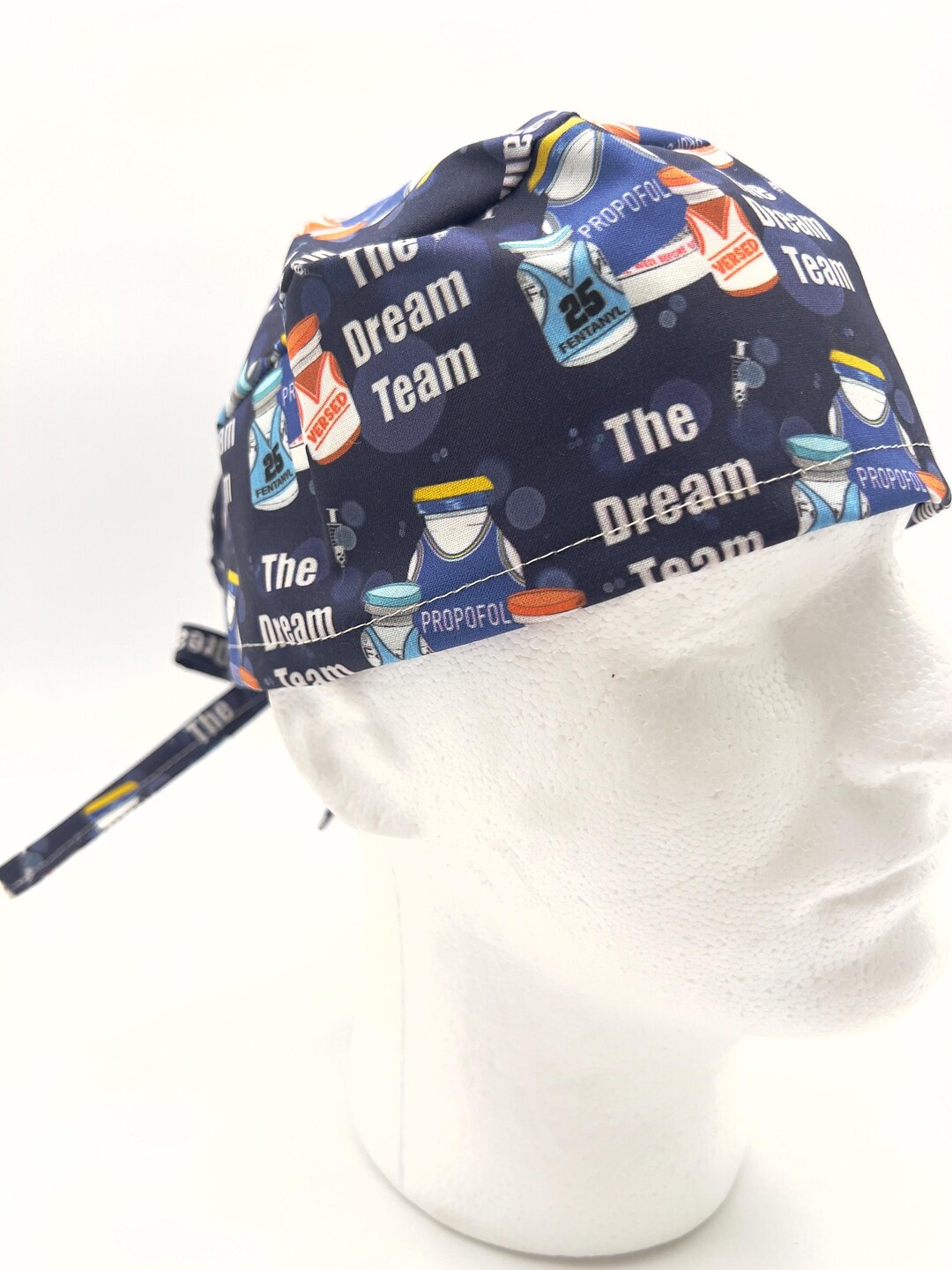 Anesthesia Scrub Cap, Gift for Anesthesiologist, Men’s Surgical Scrub ...