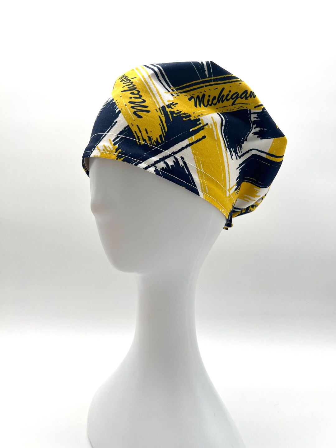 Michigan Wolverines Scrub Cap: University of Michigan Cotton Euro Style ...