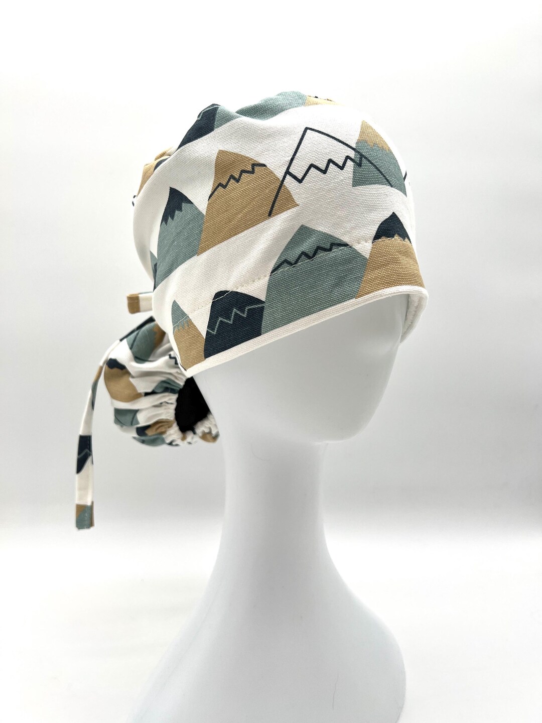 Colorado Mountain Scrub Cap: Ponytail, Bouffant, or Surgical Style - Etsy