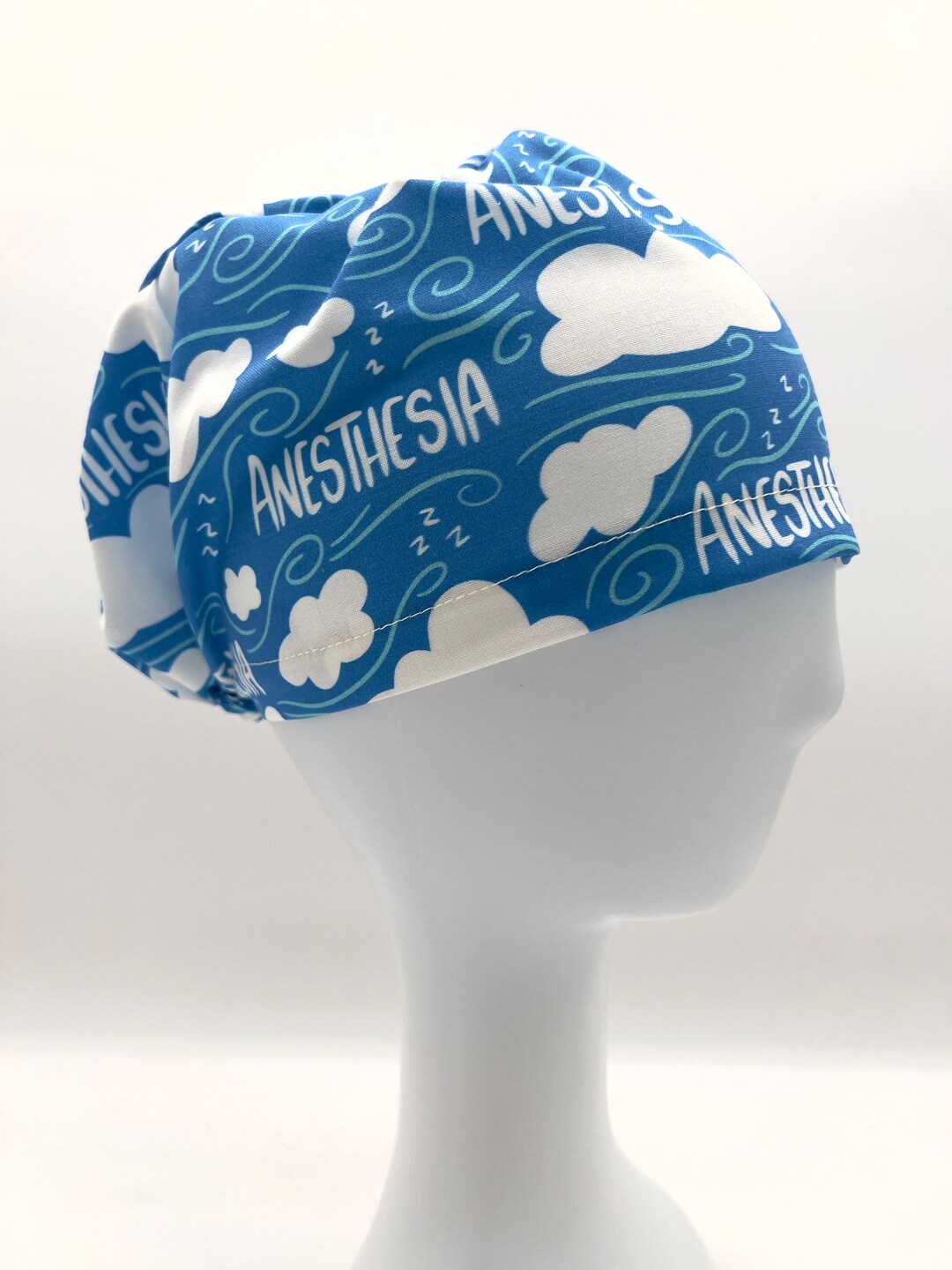 Anesthesia Scrub Cap, Euro Scrub Cap, Satin Lining Option, Five Styles ...