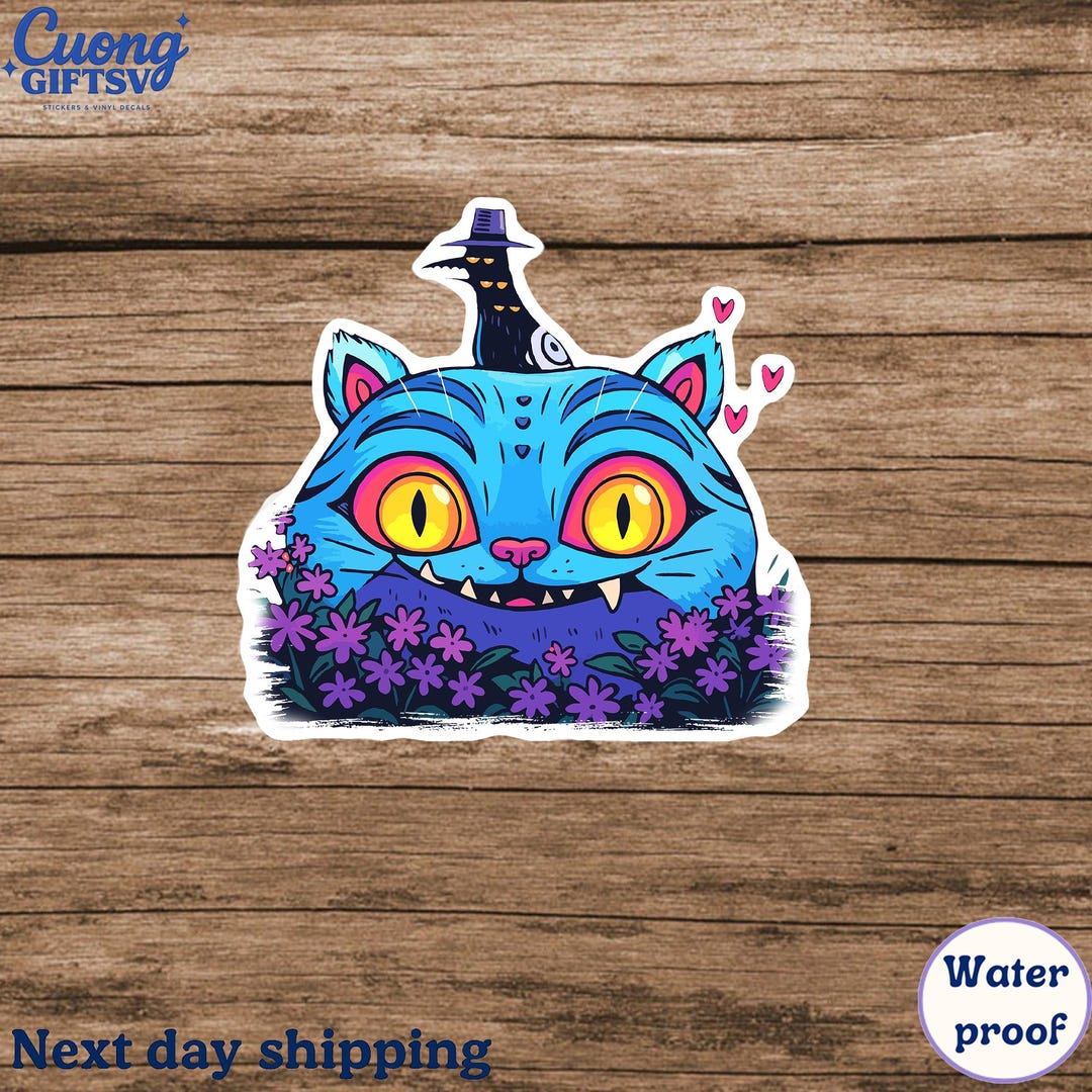 Cat and Bird Demon Hunter Sticker, K-pop Demon Hunter Sticker, Rumi ...