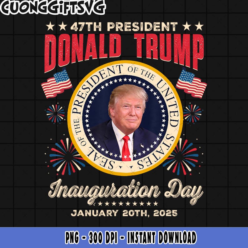 Donald Trump Inauguration Day 2025 Png, 47th US President Inauguration ...