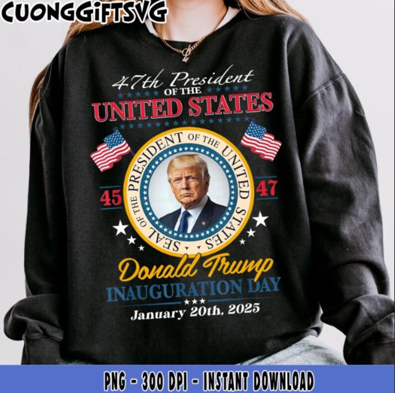 Donald Trump Inauguration Day 2025 Png, 47th US President Inauguration ...
