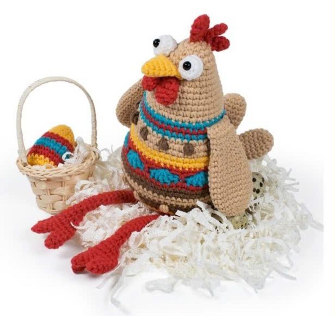 Chubby Hen Crochet Pattern, Easter Crochet Pattern, Amigurumi Chicken ...