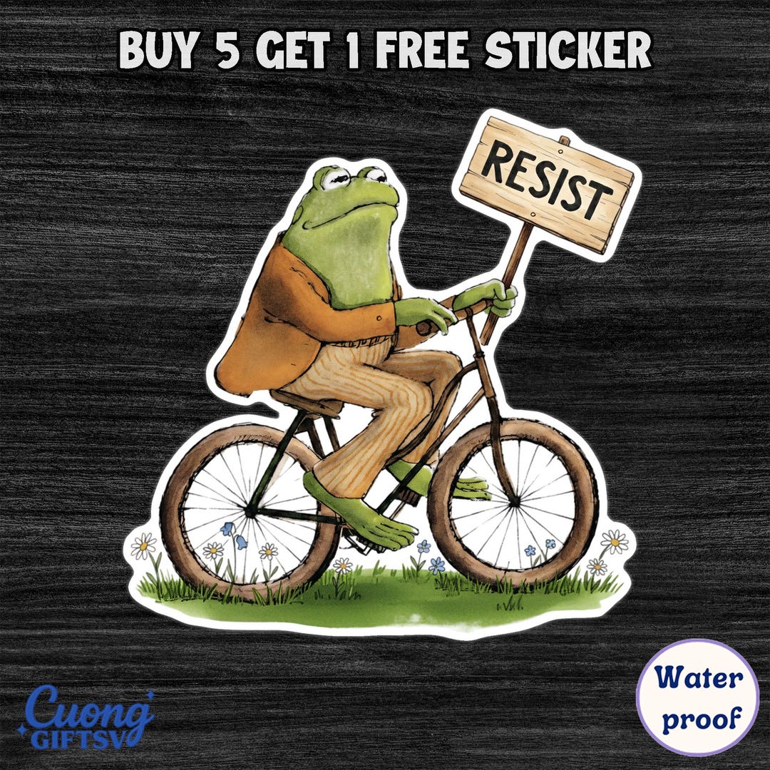 Portland Frog Resist Sticker/car Magnet, Anti ICE Sticker, Anti ...