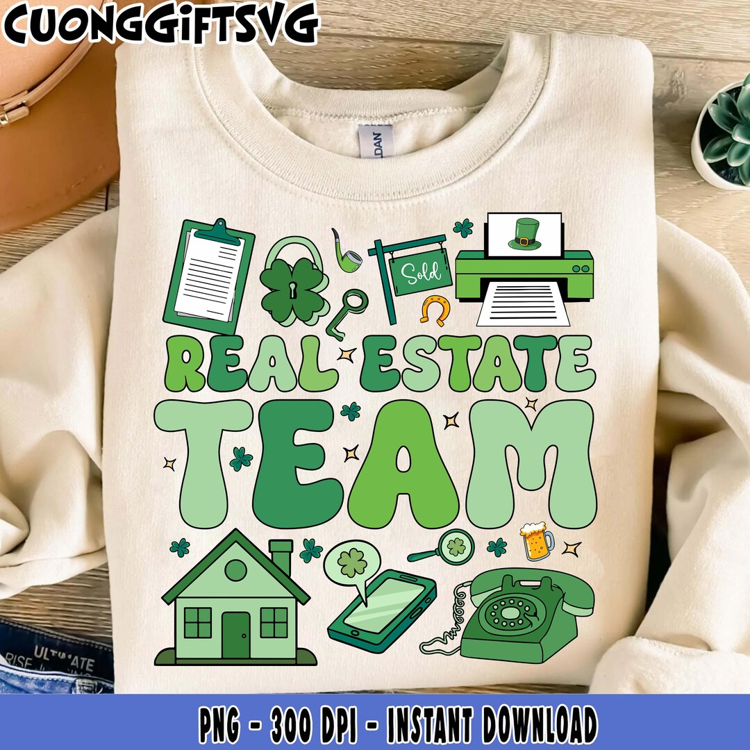 Real Estate Team St Patricks Day Png, Real Estate Team St Patricks Day ...