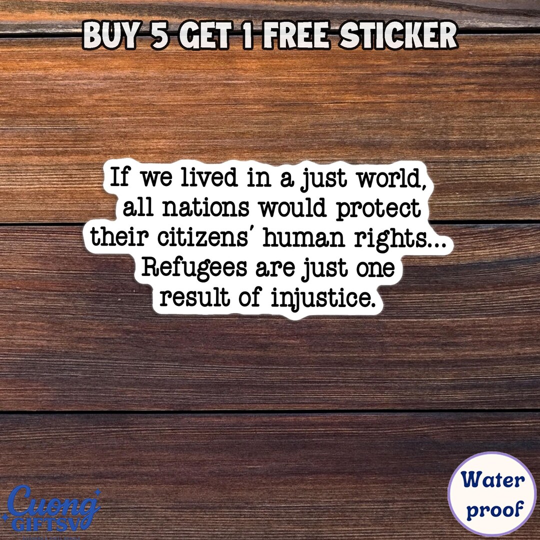 Human Rights Sticker/car Magnet Anti Trump Sticker, Anti Resist Sticker ...