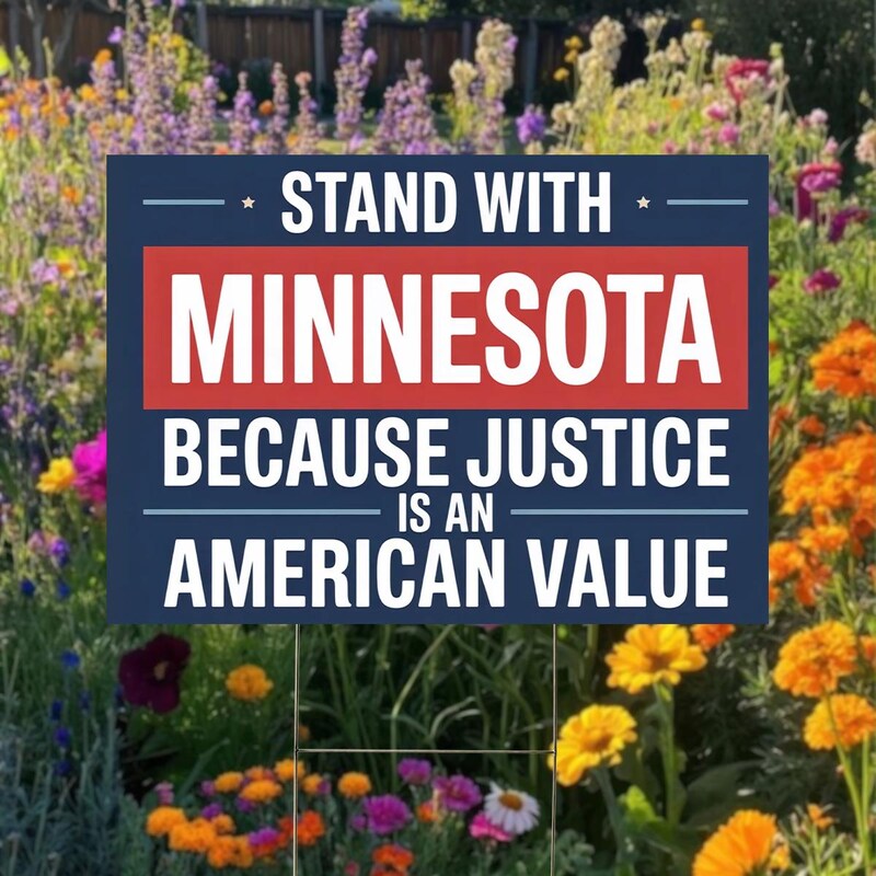 Stand With Minnesota Protest Sign - Etsy