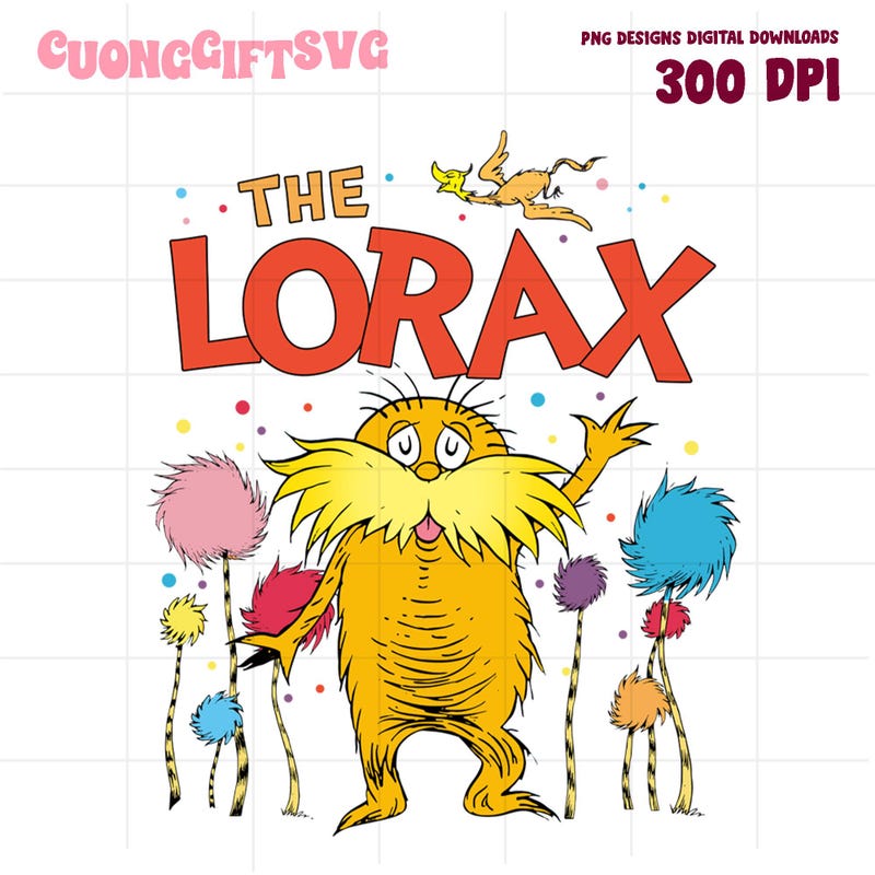 Lorax Svg - Etsy