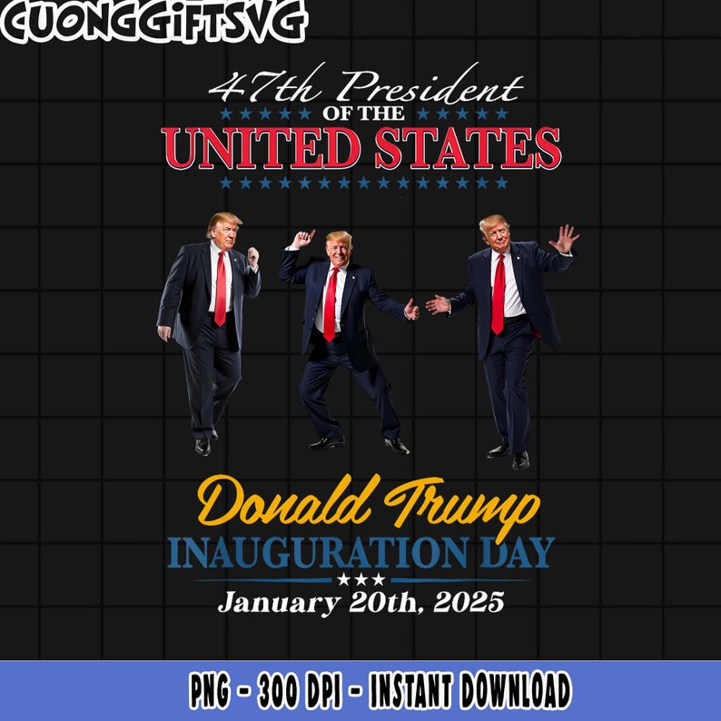 Donald Trump Inauguration Day 2025 Png, 47th US President Inauguration ...