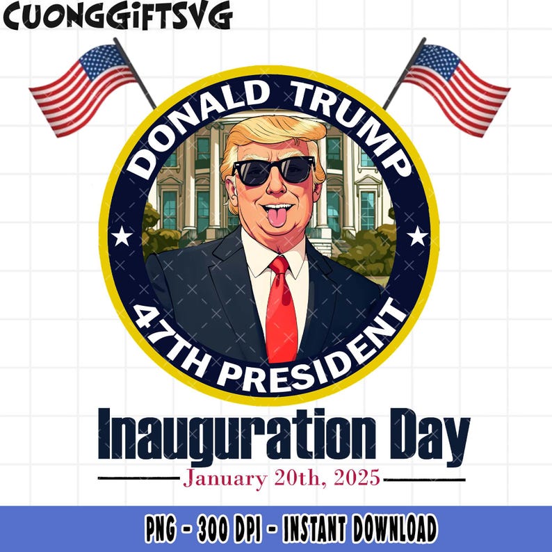 Donald Trump Inauguration Day 2025 Png, 47th US President Inauguration ...