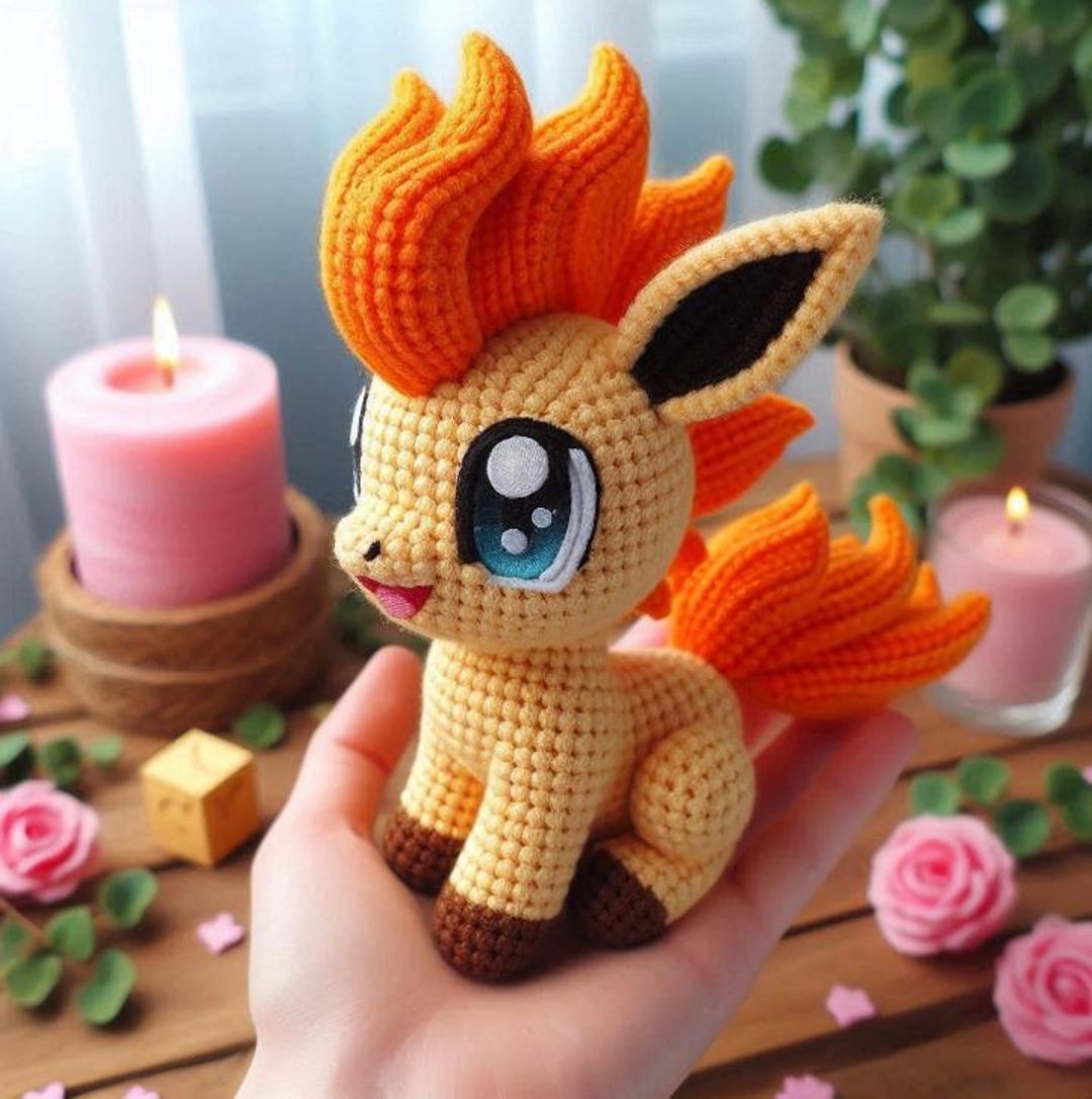 Ponyta Pokemon Amigurumi Pattern, Pokee.mon Free Pattern, Digital ...