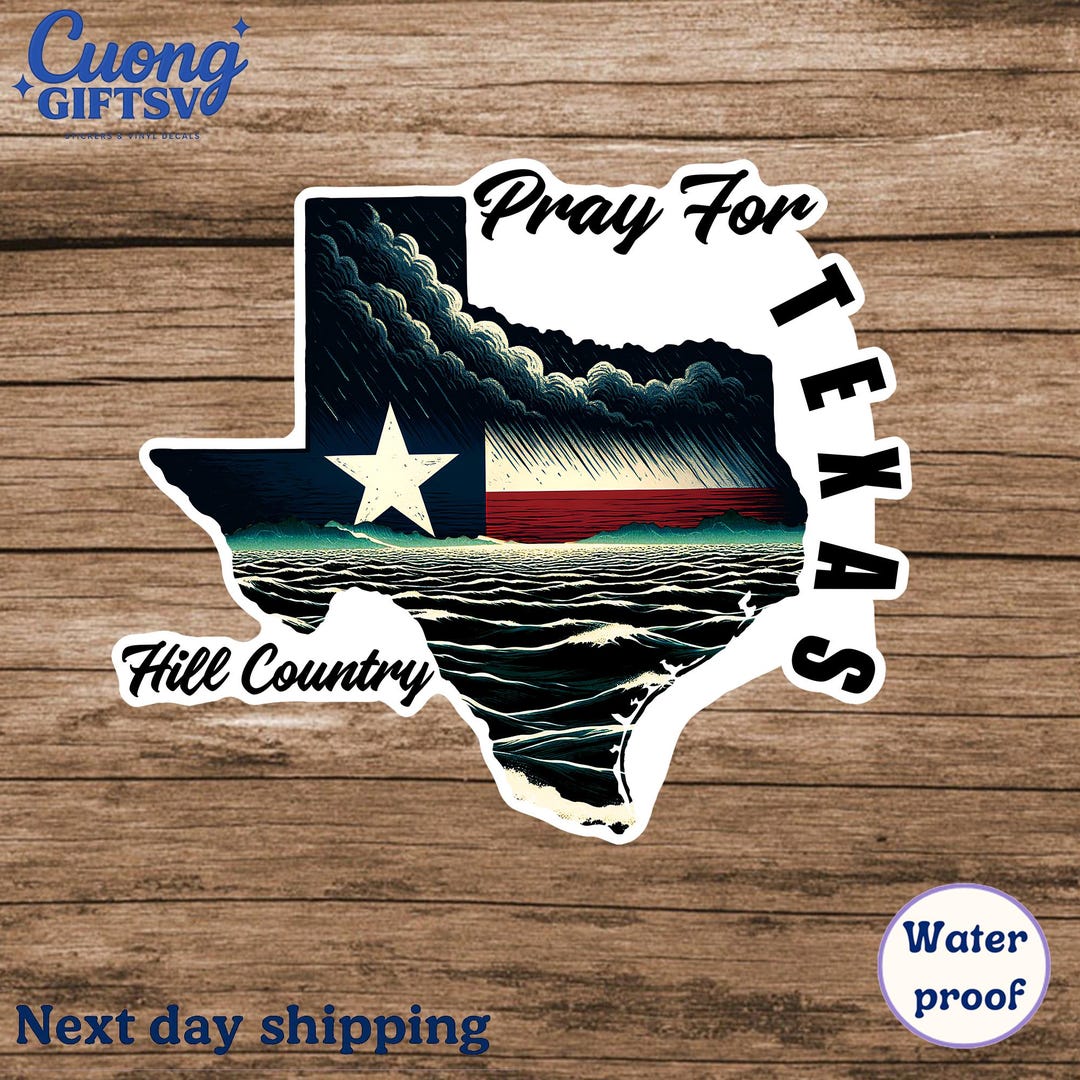 Texas Strong Sticker, Prayers for Texas Sticker, Texas Pride Decal ...