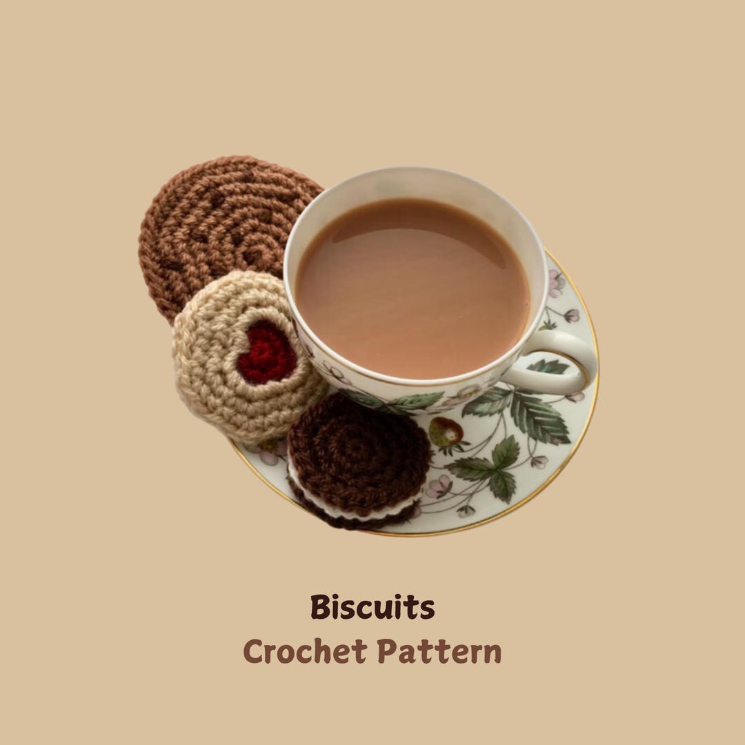 Cookie Crochet Pattern, DIY Amigurumi Cookie, Digital Download, Cute ...