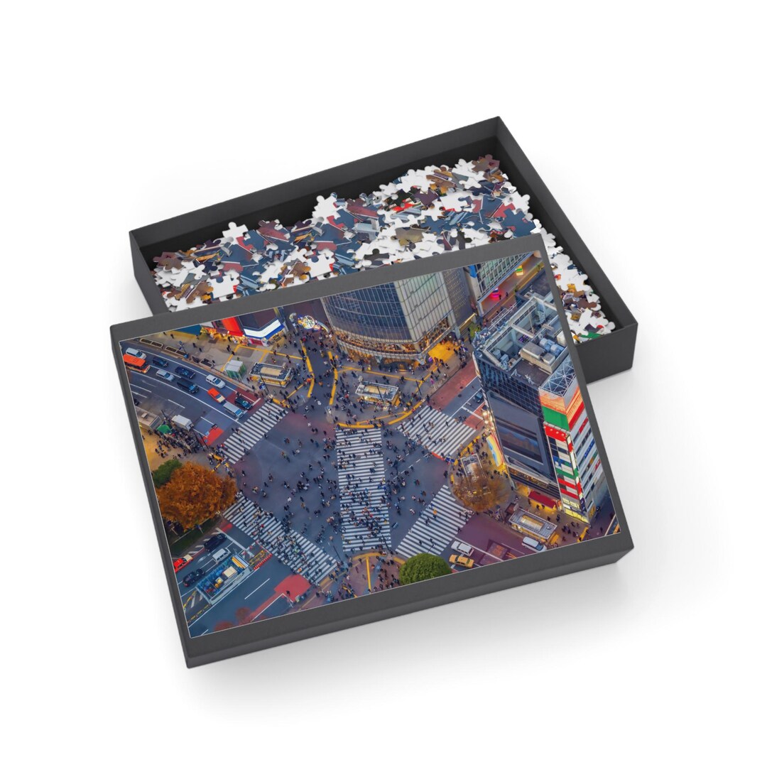 Jigsaw Puzzle - Urban Hustle: the Cityscape Street Junction Puzzle - Etsy