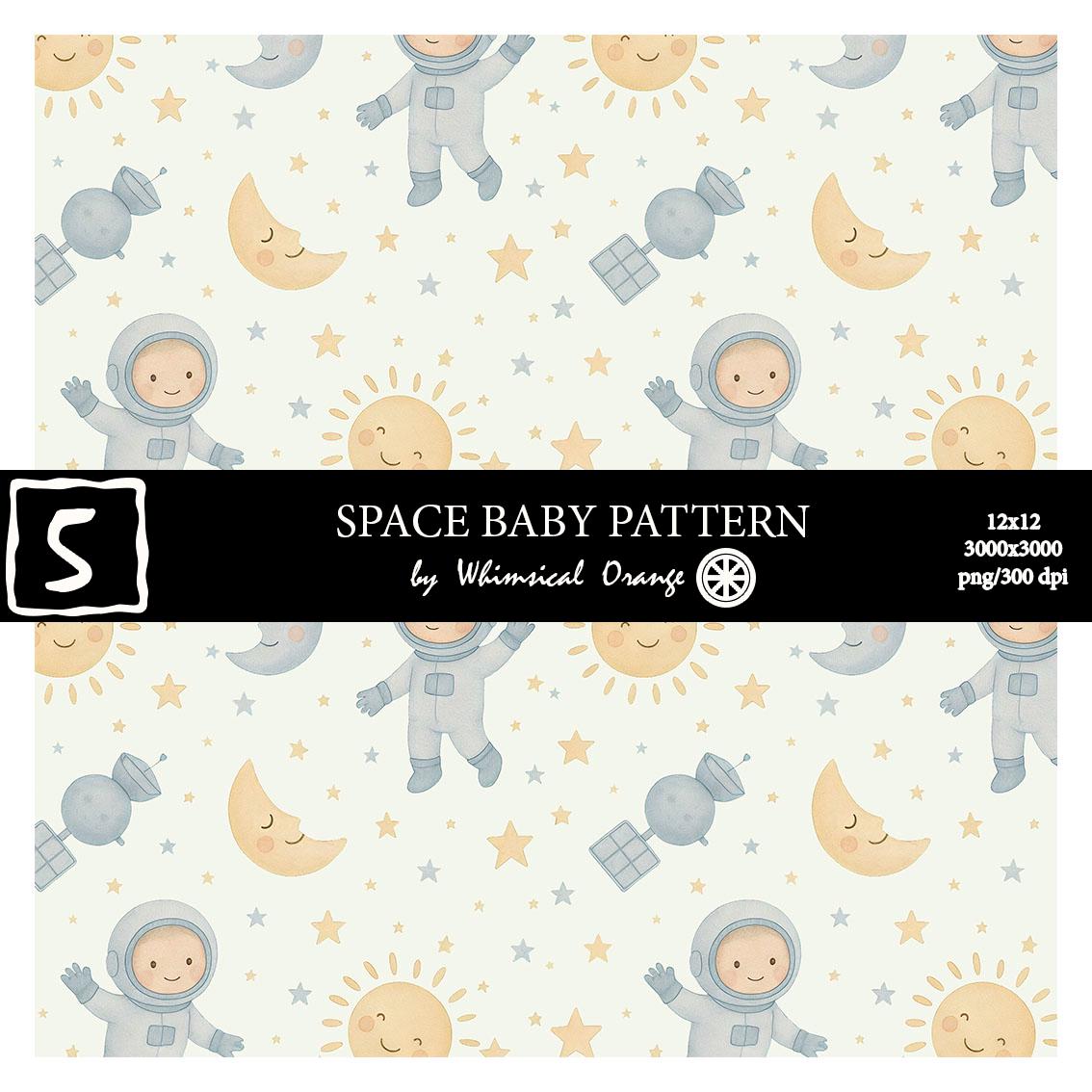 Watercolor Space Kids PATTERN SET |5| for Hobbies, Crafting, Decoupage ...