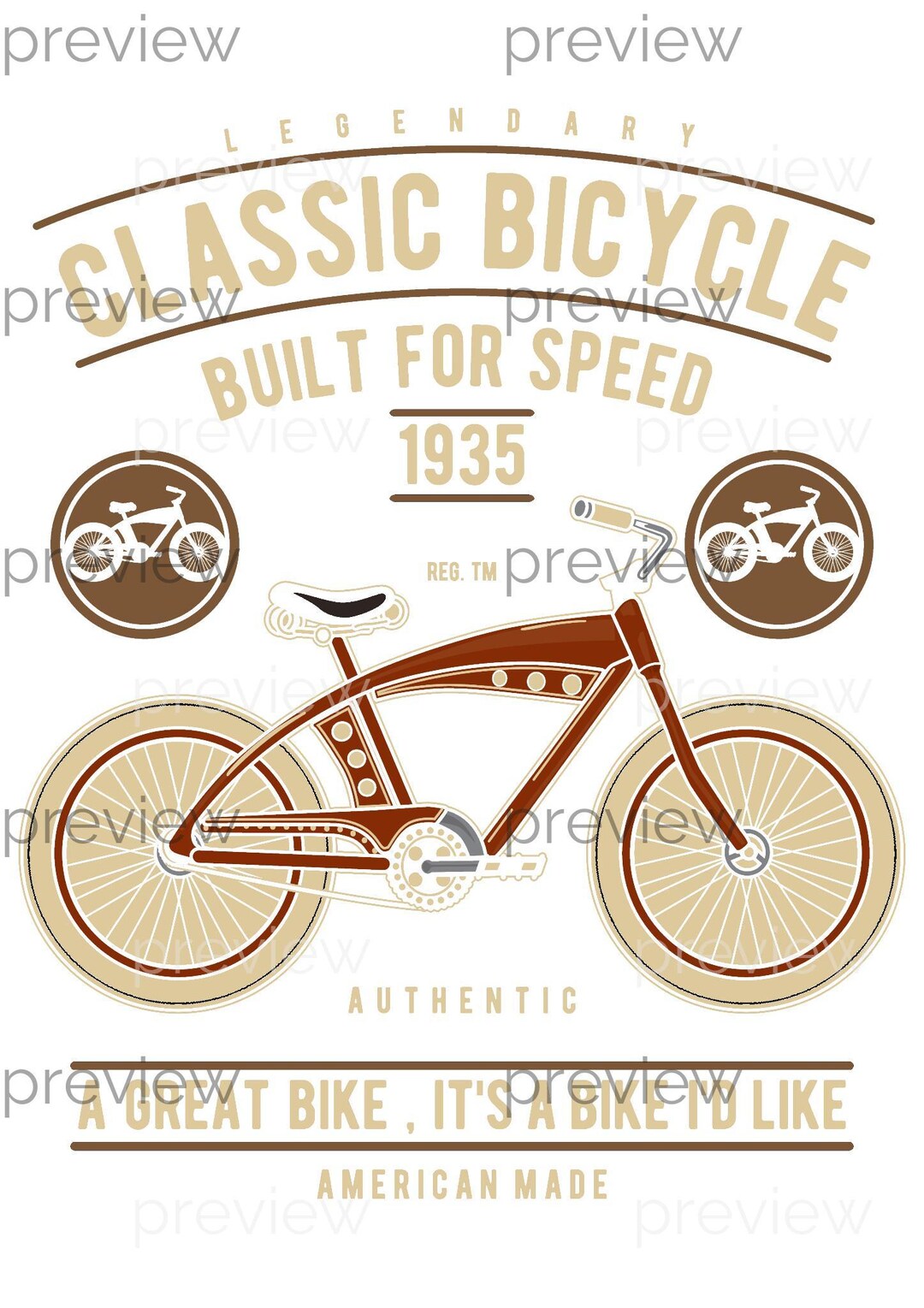 Legendary Classic Bicycle - Built for Speed - A Great Bike, It's a Bike ...